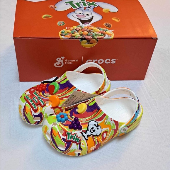 CROCS | Shoes | Crocs X Trix Kids Classic Clog Kids Size 3c | Poshmark
